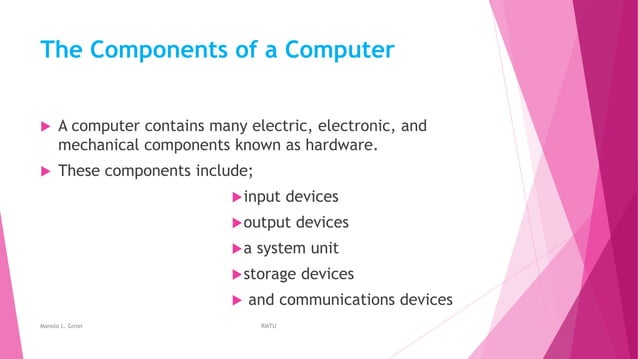 2. the components of a computer | PPT