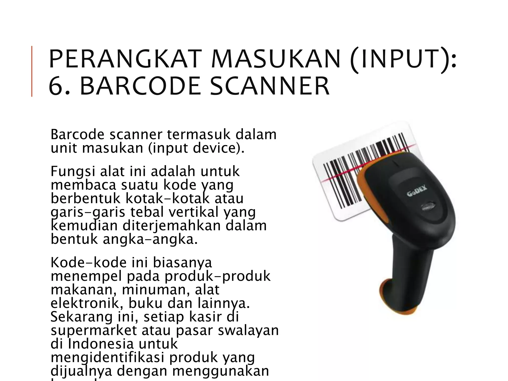 Komponen Perangkat Input dan Output | PPTX