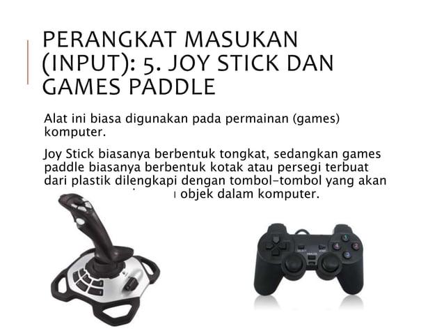 Komponen Perangkat Input dan Output | PPTX