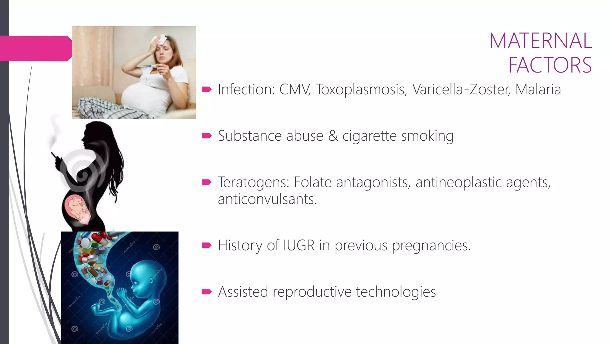 Intrauterine Growth Restriction (IUGR) / Small For gestational Age | PPTX