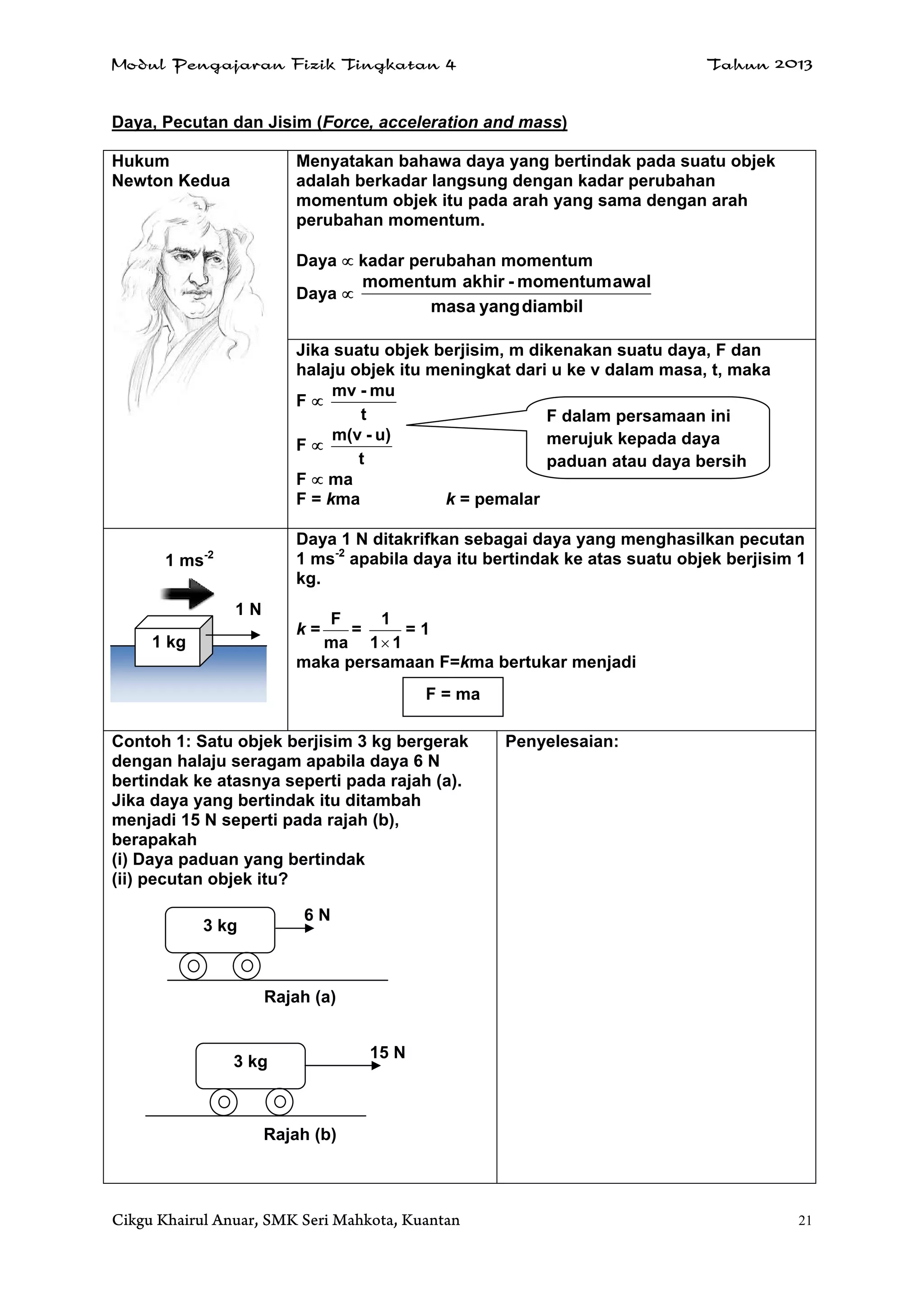 2.0 daya dan gerakan | PDF