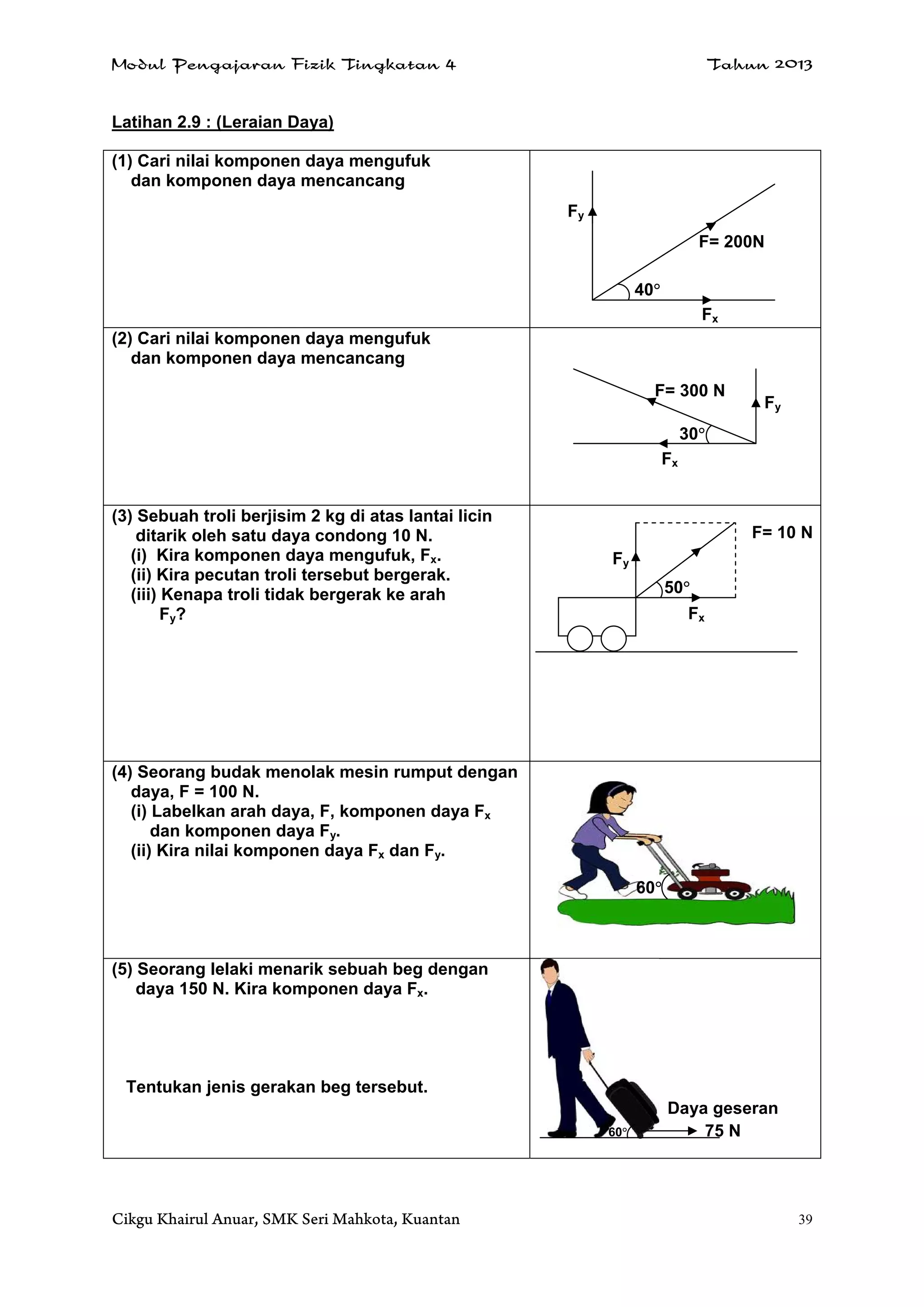 2.0 daya dan gerakan | PDF
