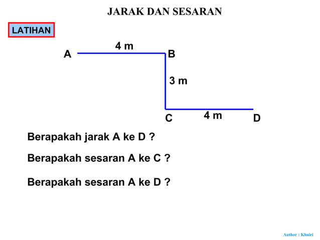 2.jarak dan sesaran | PPT