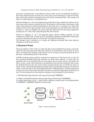 THRESHOLD BASED DATA REDUCTION FOR PROLONGING LIFE OF WIRELESS SENSOR NETWORK | PDF | Internet ...