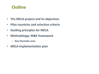 The MELA project: An Overview | PDF | Africa Travel | Travel Locations