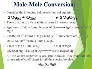 2. F.sc chemistry chapter#01 "Stoichiometry" | PDF