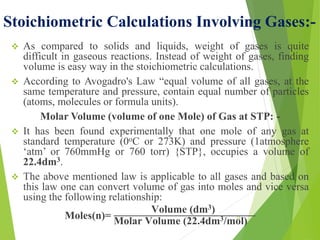 2. F.sc chemistry chapter#01 "Stoichiometry" | PDF