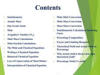 2. F.sc chemistry chapter#01 "Stoichiometry" | PDF