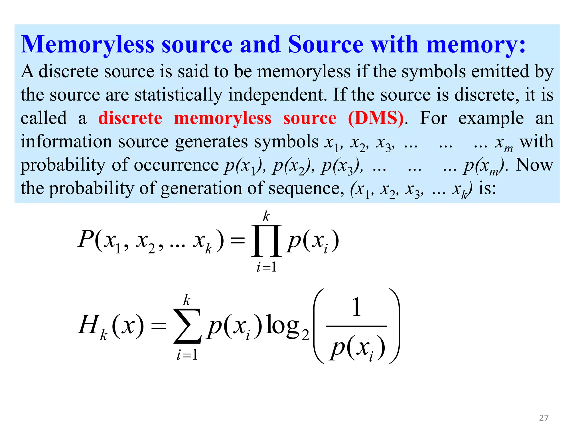 Information Theory Coding 1 | PPTX