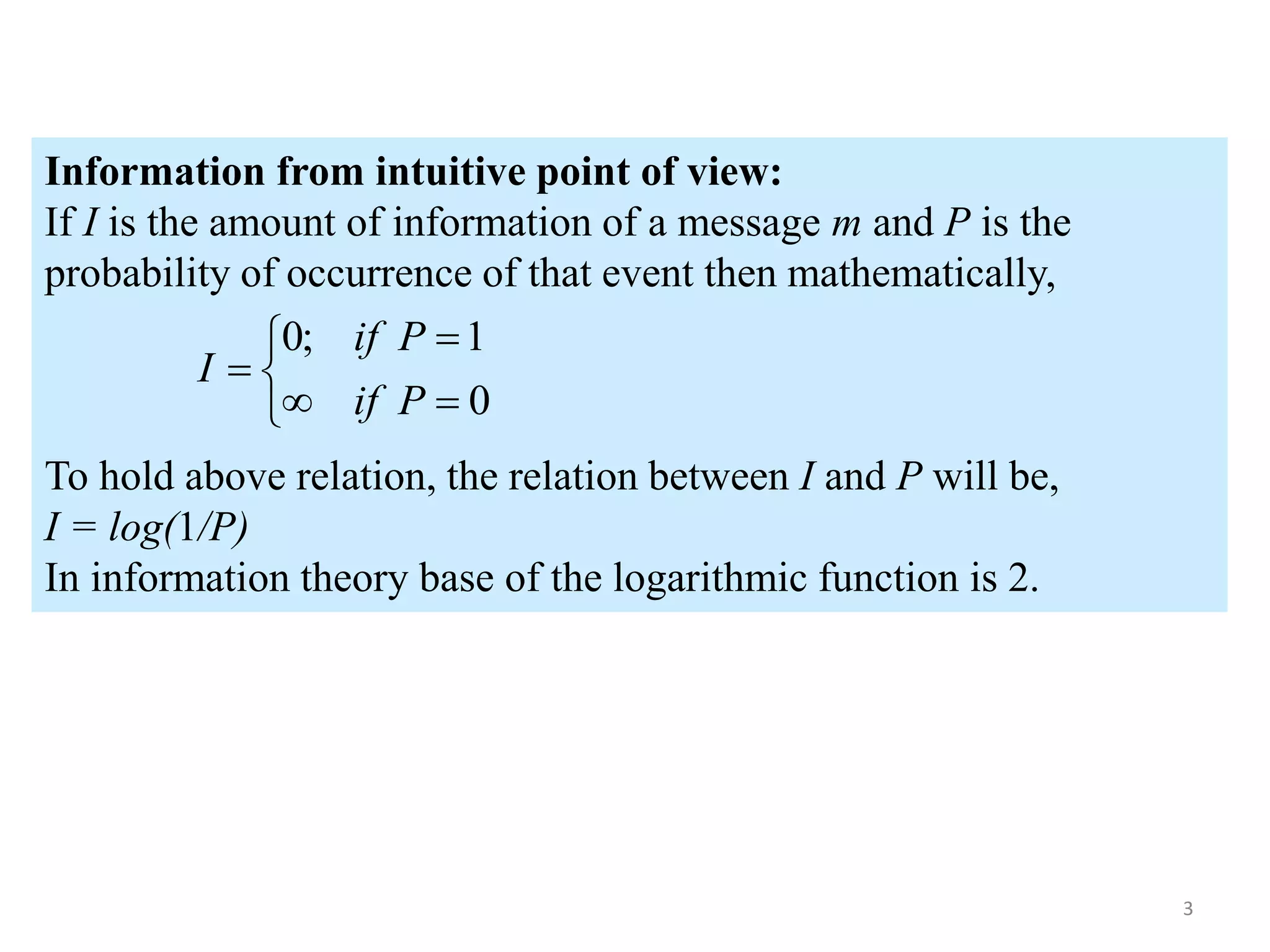 Information Theory Coding 1 | PPTX