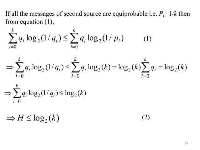 Information Theory Coding 1 | PPTX