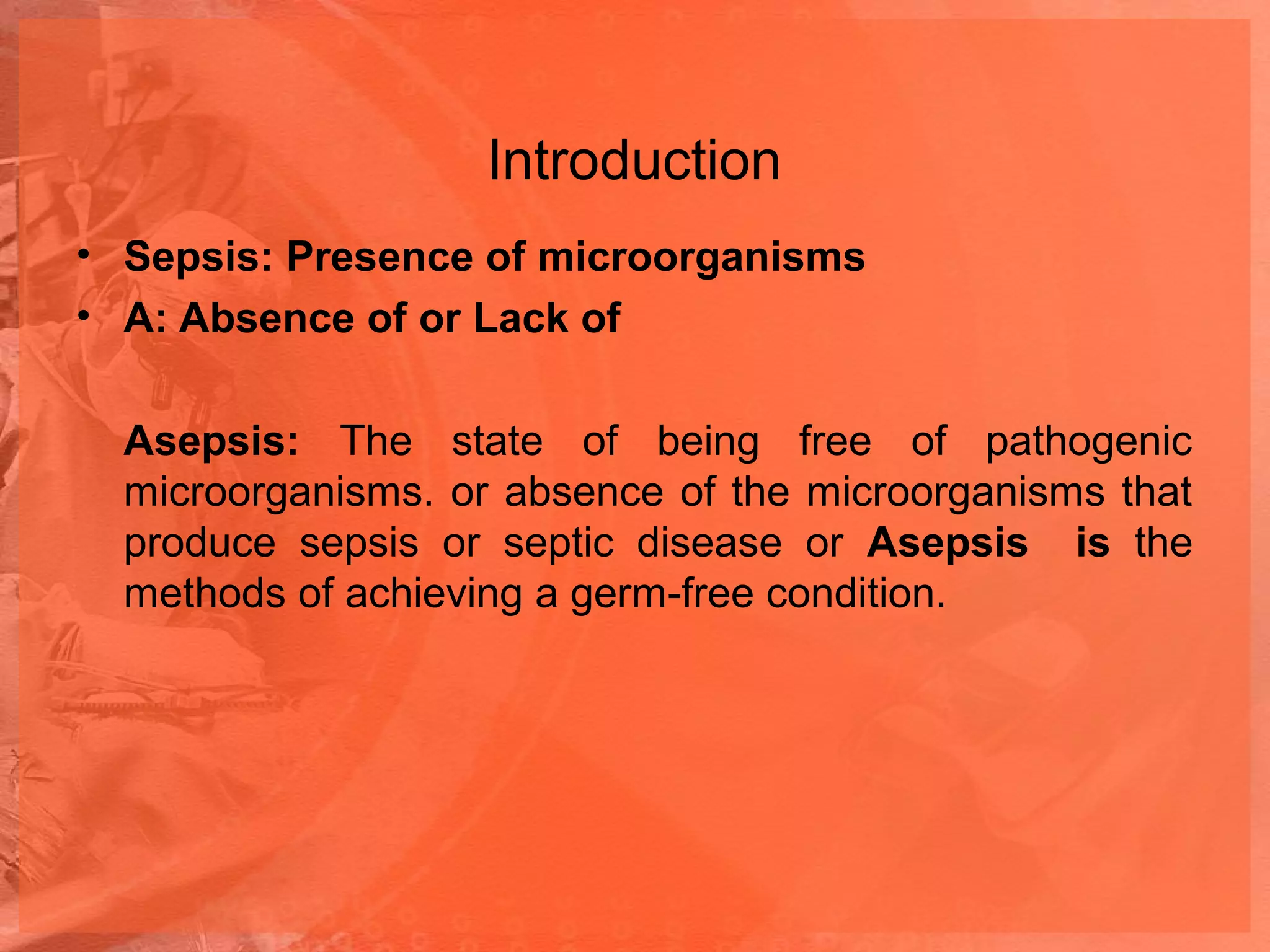 2. medical and surgical aspesis | PPT