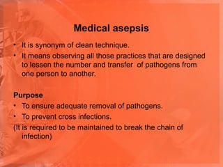 2. medical and surgical aspesis | PPT
