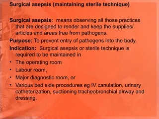 2. medical and surgical aspesis | PPT
