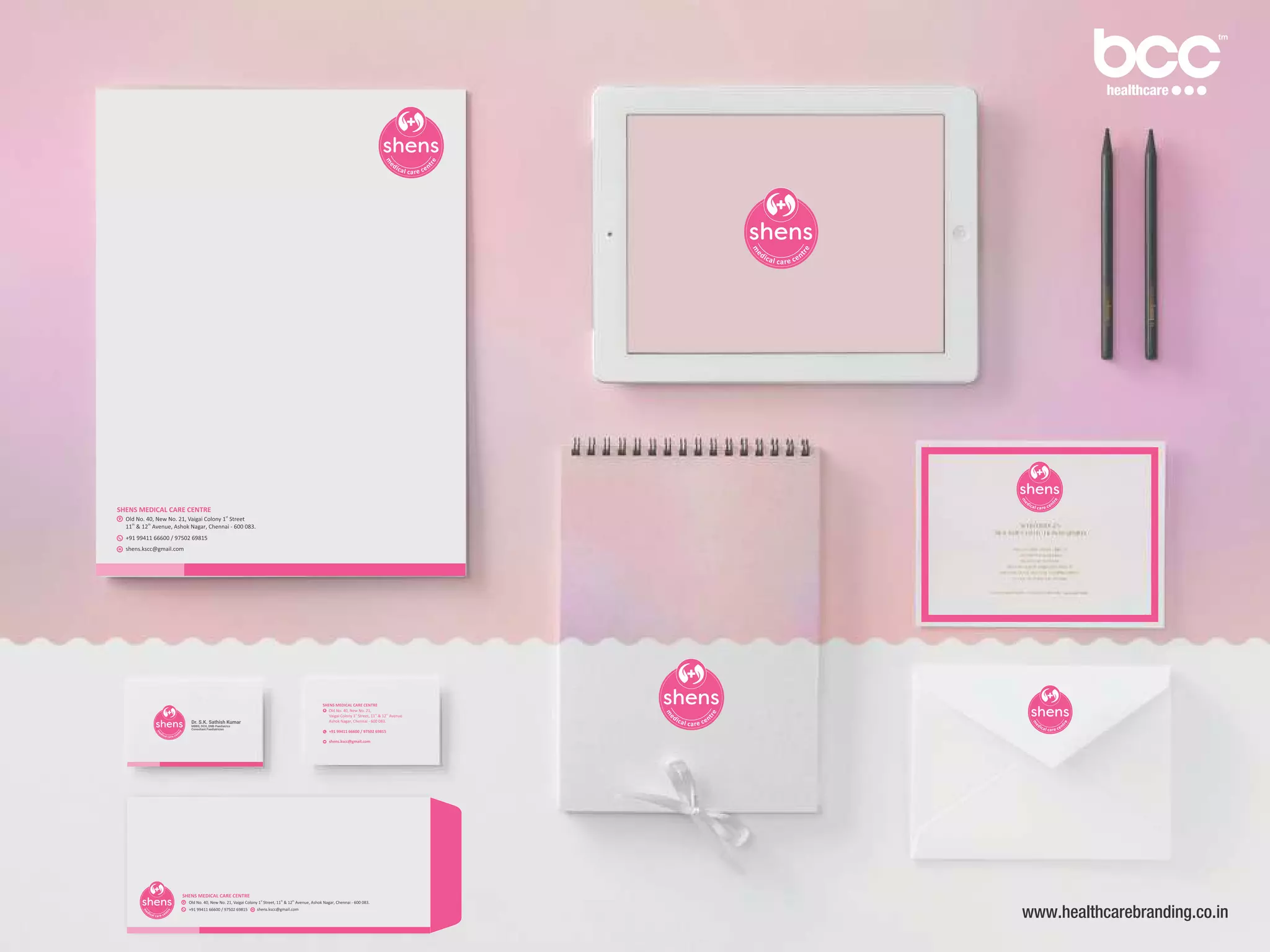 Healthcare Branding - Creative Designing for Shens Medical Care Center ...
