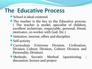 2.2 philo and educ foundations of education | PPT