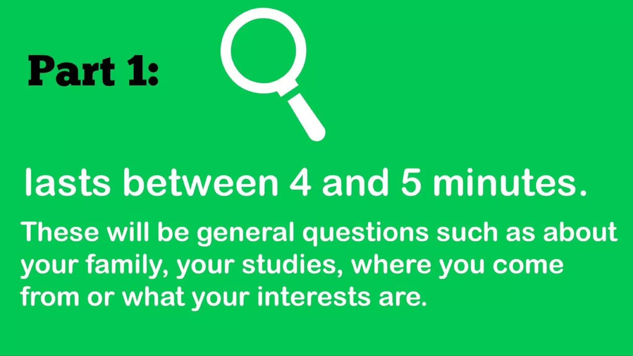 IELTS Speaking Overview | PPT