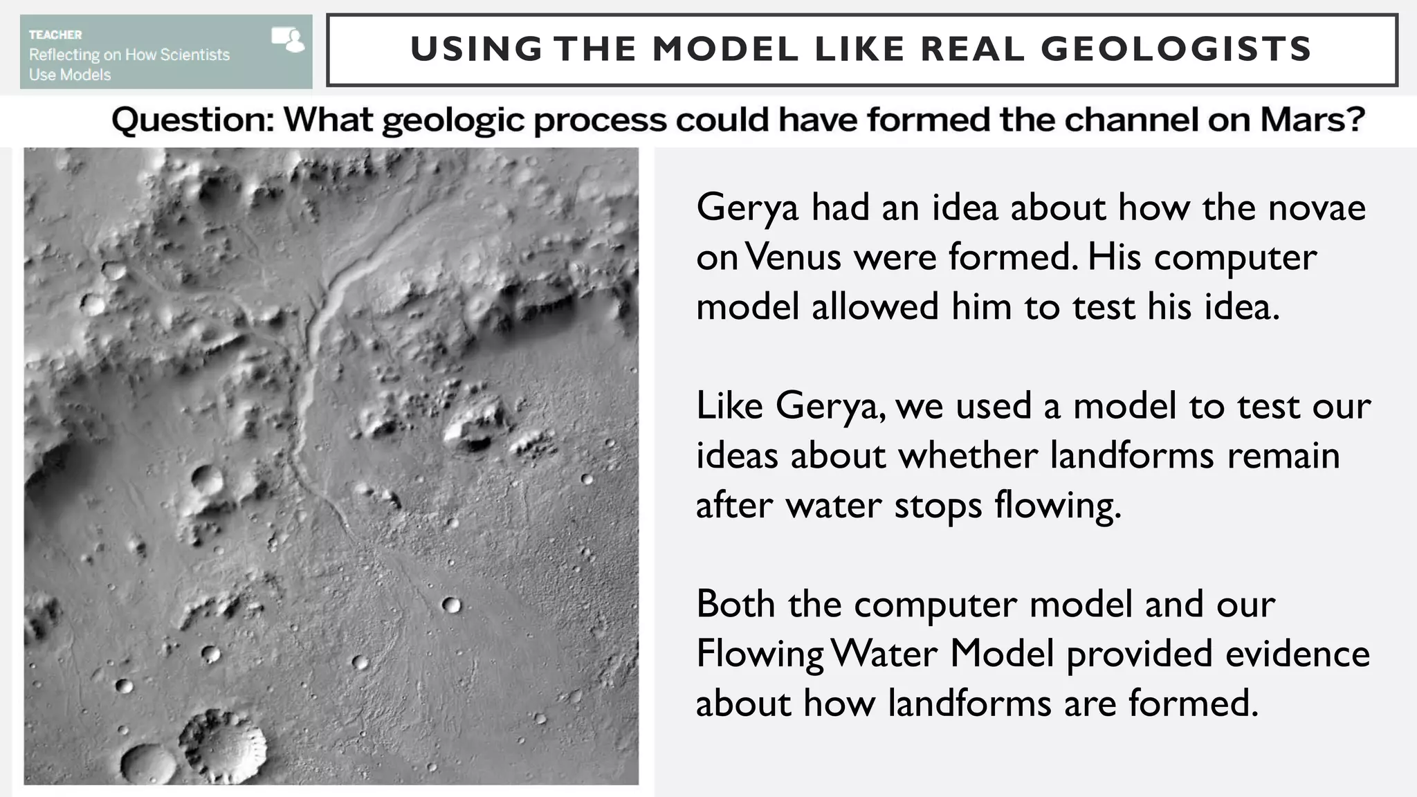 Modeling a Geologic Process - Stream Table | PPT