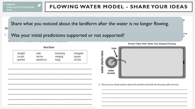 Modeling a Geologic Process - Stream Table | PPT