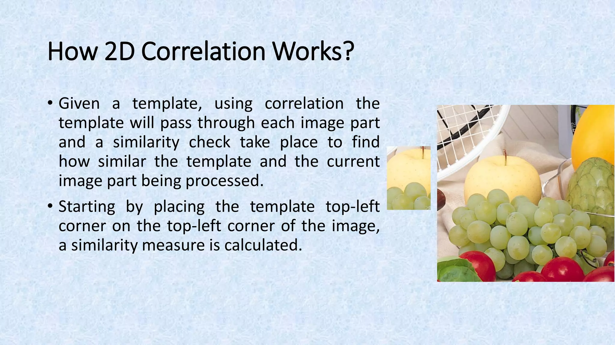 Computer Vision Correlation Convolution And Gradient Ppt