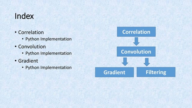 Computer Vision Correlation Convolution And Gradient Ppt