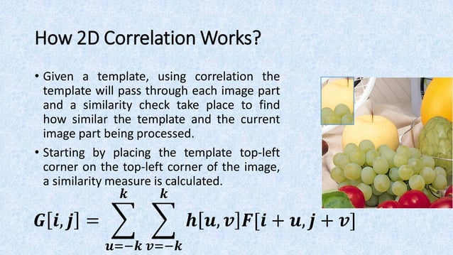 Computer Vision: Correlation, Convolution, and Gradient | PPT