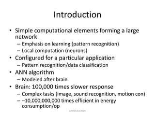 ARTIFICIAL NEURAL NETWORKS | PPT
