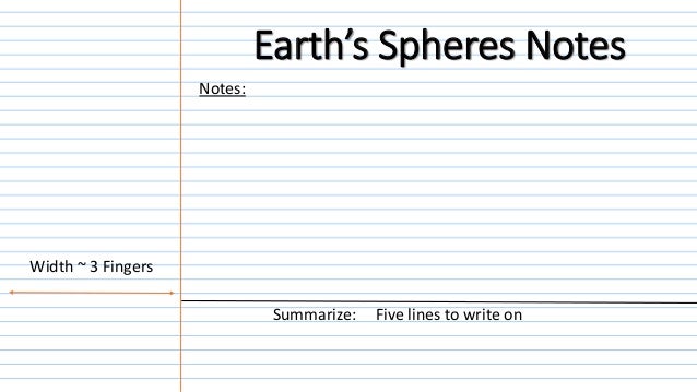 2. ESS Earth's Spheres Notes