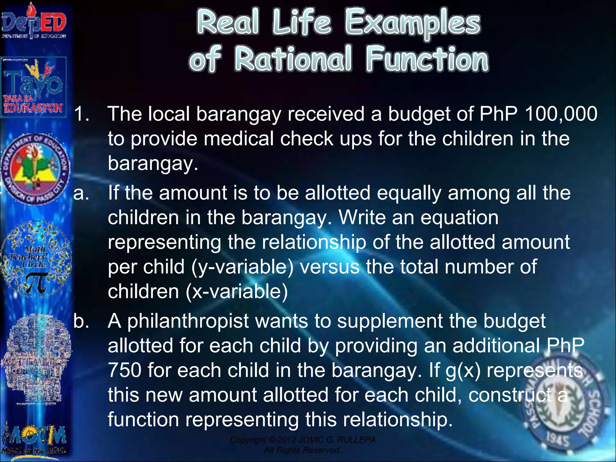 Chapter 2: Rational Function | PPSX