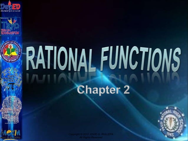 Chapter 2: Rational Function | PPSX | Programming Languages | Computing
