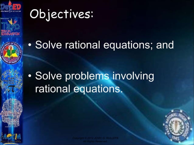Chapter 2: Rational Function | PPSX | Programming Languages | Computing