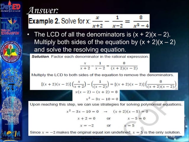 Chapter 2: Rational Function | PPSX | Programming Languages | Computing