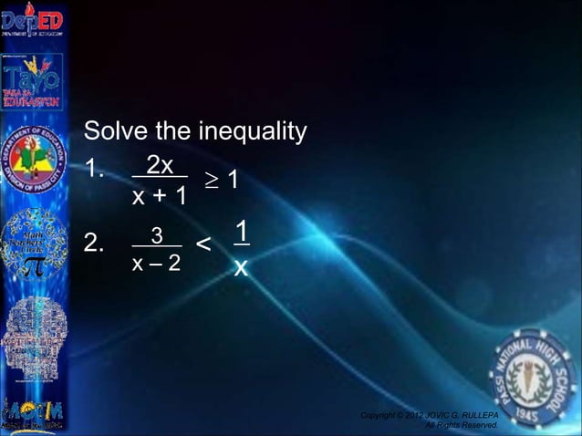 Chapter 2: Rational Function | PPSX | Programming Languages | Computing