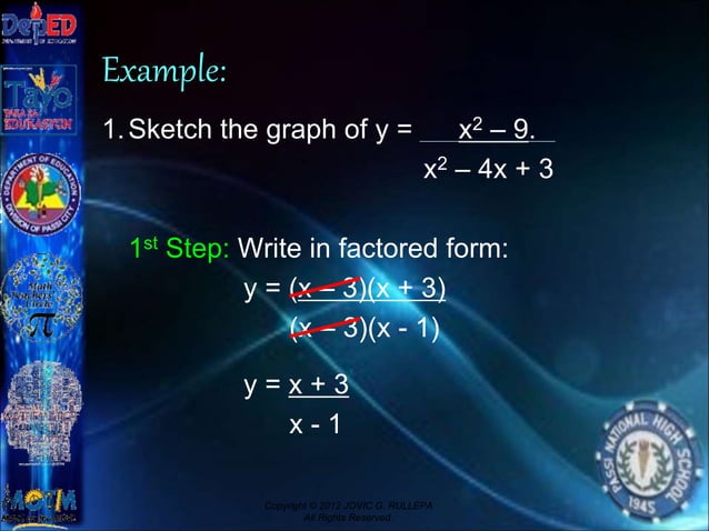Chapter 2: Rational Function | PPSX | Programming Languages | Computing