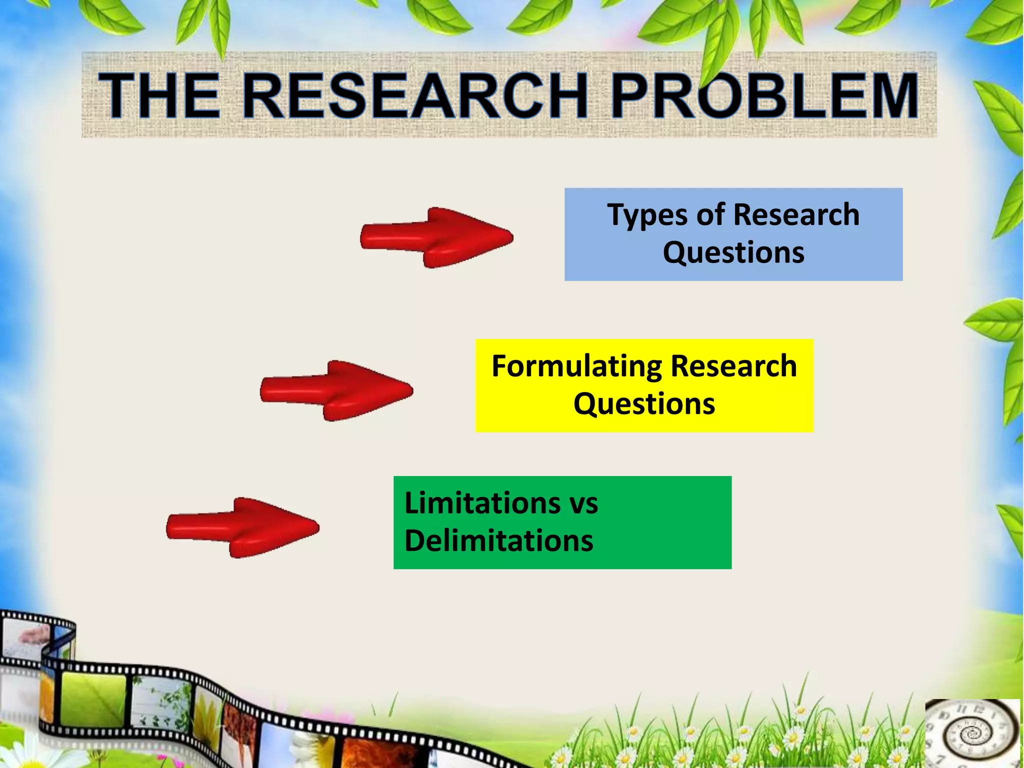 The Research Problem | PPT