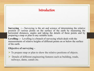 2.1 surveying, levelling and mapping | PPTX