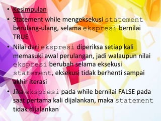 perulangan pada java netbeans | PPT