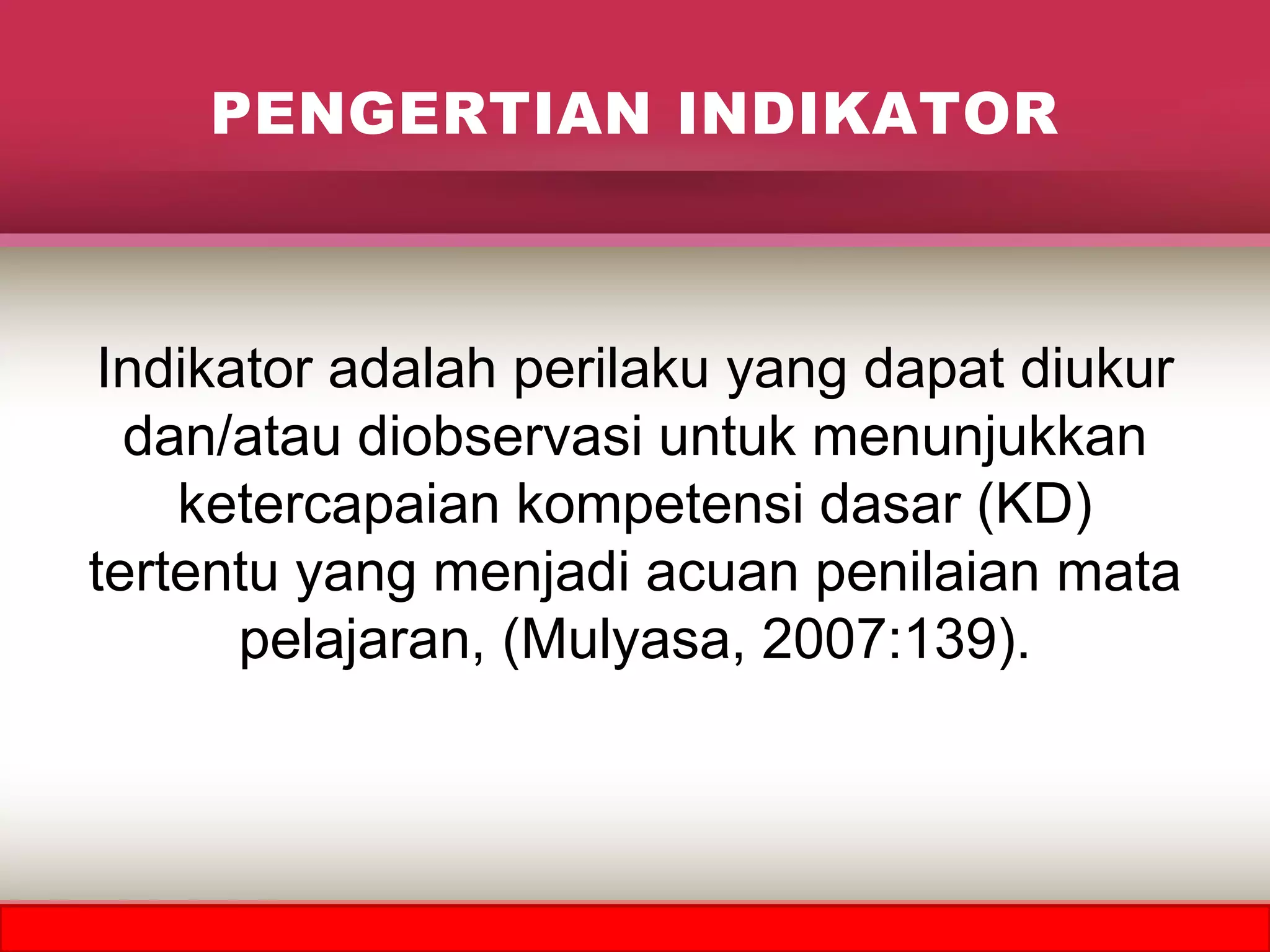 2.1..a ppt perumusan indikator | PPTX