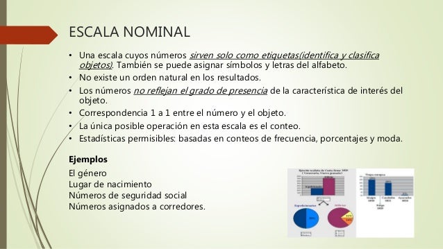 Escalas de medición
