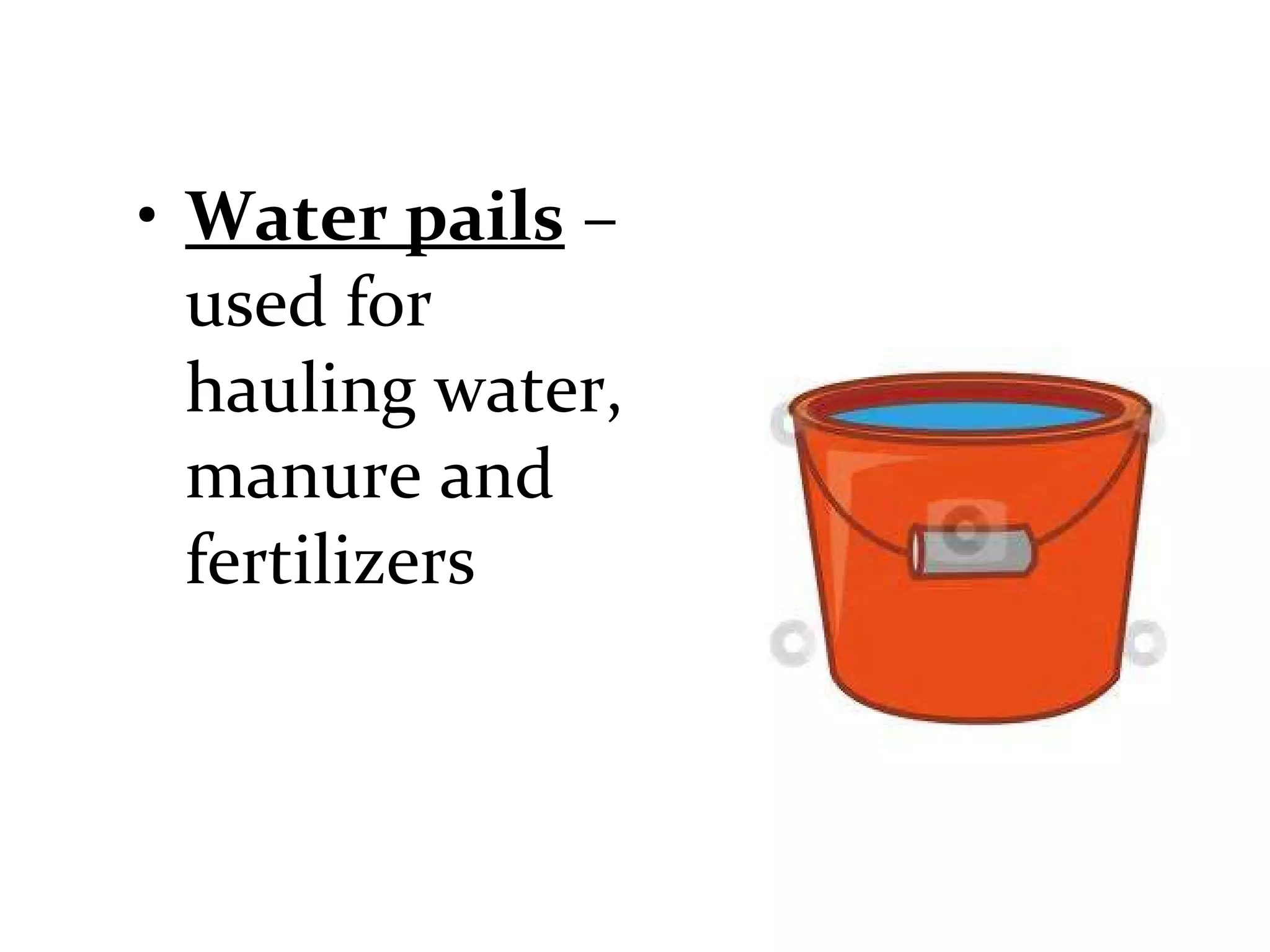Lesson 1 Use of farm Tools and Equipment | PPT