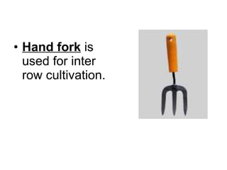 Lesson 1 Use of farm Tools and Equipment | PPT
