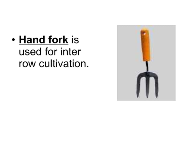 Lesson 1 Use of farm Tools and Equipment | PPT | Agriculture | Industries