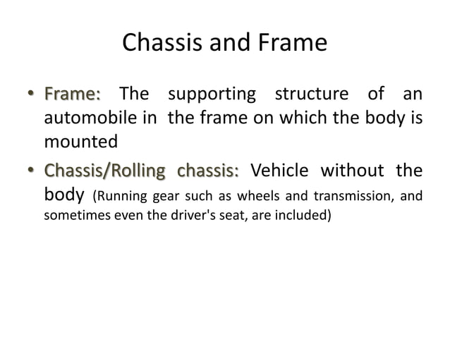 2.chassis types | PPTX