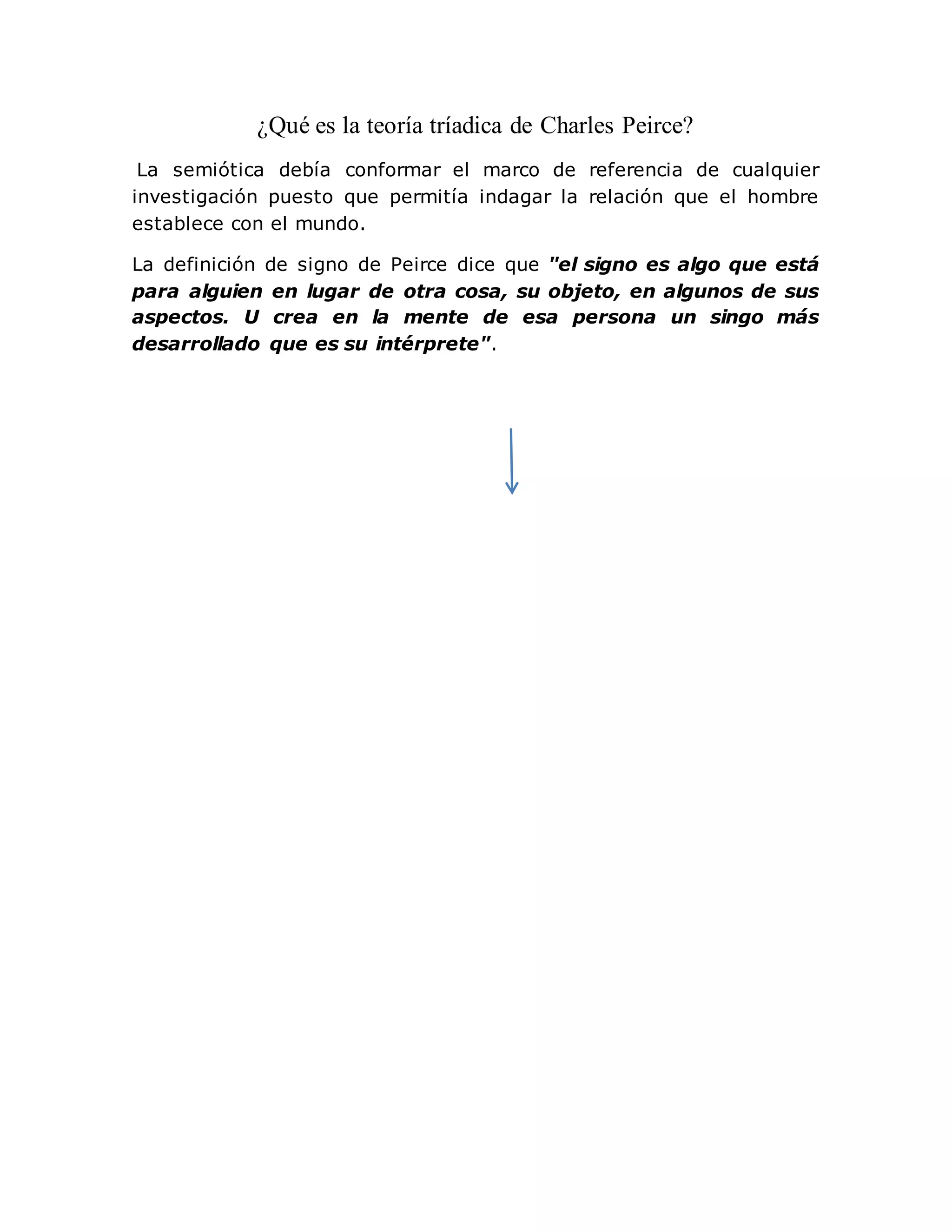 2.teoría tríadica de charles peirce | DOCX