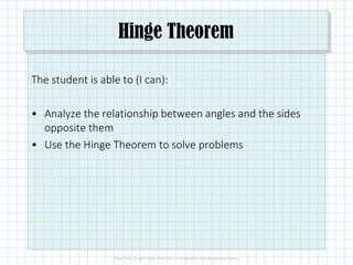 2.5.4 Hinge Theorem | PDF