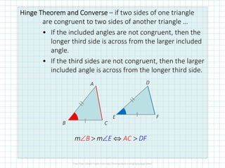 Hinge Theorem