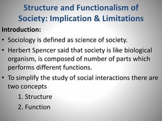 2.structural functional view of society | PPTX