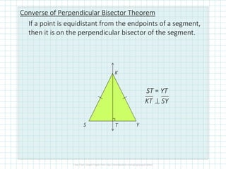 2.5.5 Perpendicular and Angle Bisectors | PDF