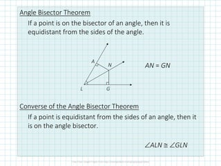 2.5.5 Perpendicular and Angle Bisectors | PDF