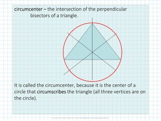 2.5.5 Perpendicular and Angle Bisectors | PDF